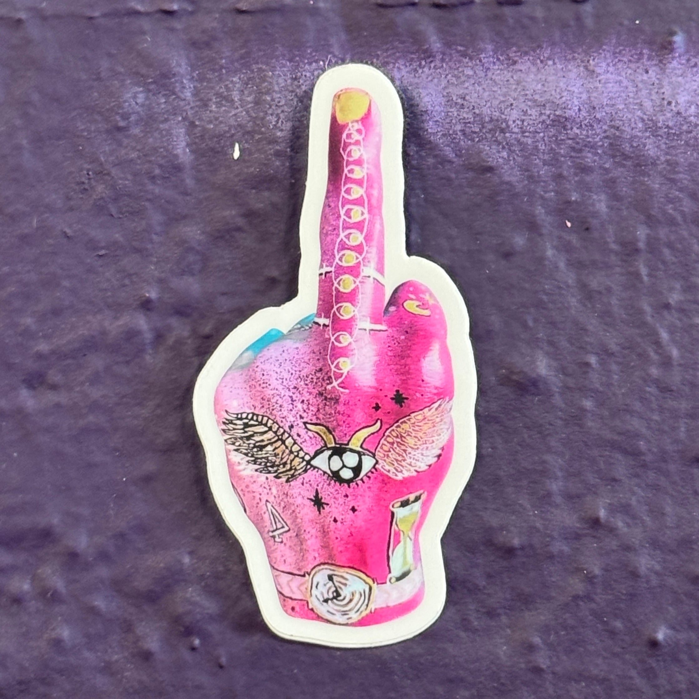 Middle Finger Sticker | Goblin Shark Emporium
